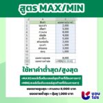 💚 รวม 10 สูตร Excel พื้นฐาน งานเสร็จไว ใช้เวลาน้อยลง! - ShobPro