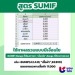 💚 รวม 10 สูตร Excel พื้นฐาน งานเสร็จไว ใช้เวลาน้อยลง! - ShobPro